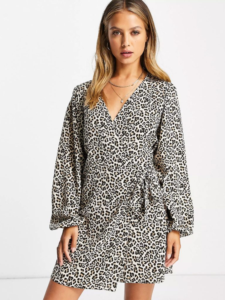 Animal Pattern Dress – Fashion Store
